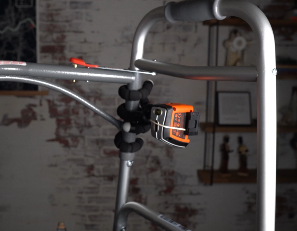 How to add a laser line to a walker or cane - Home Health Course